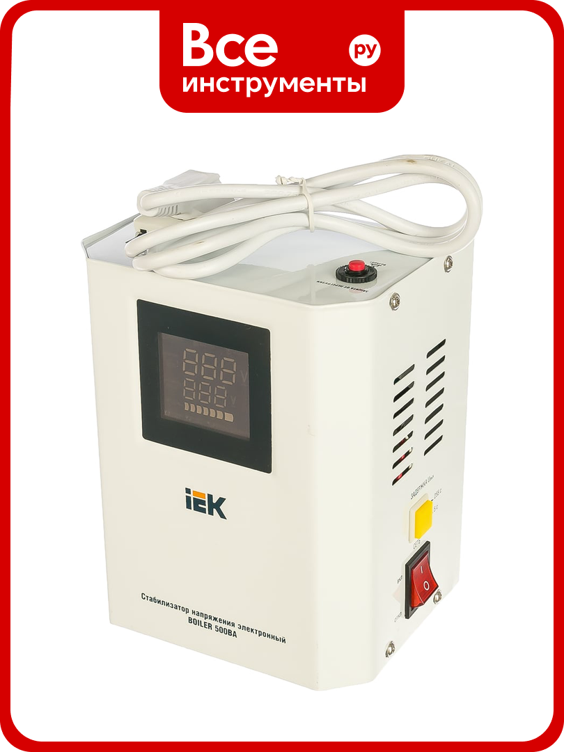 Стабилизатор напряжения (0.5кВА) IEK Boiler IVS24-1-00500 284084