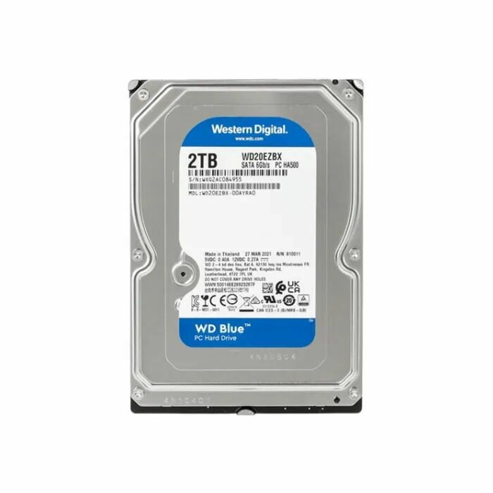 Western Digital 2 ТБ Внутренний жесткий диск (WD20EZBX)