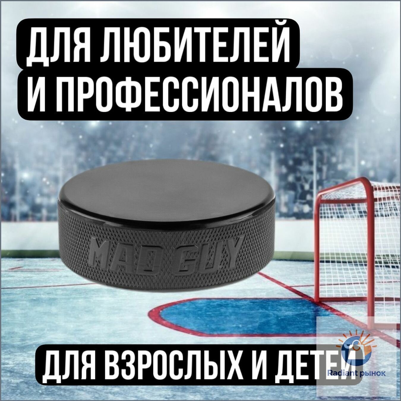 Шайба хоккейная — фото 1
