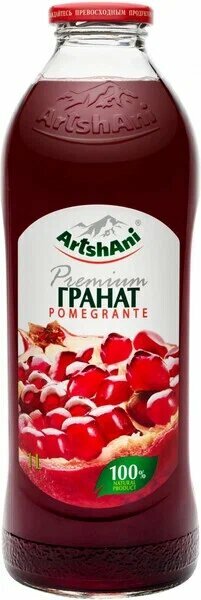 Сок ARTSHANI Premium Гранатовый /стекло/ 1л