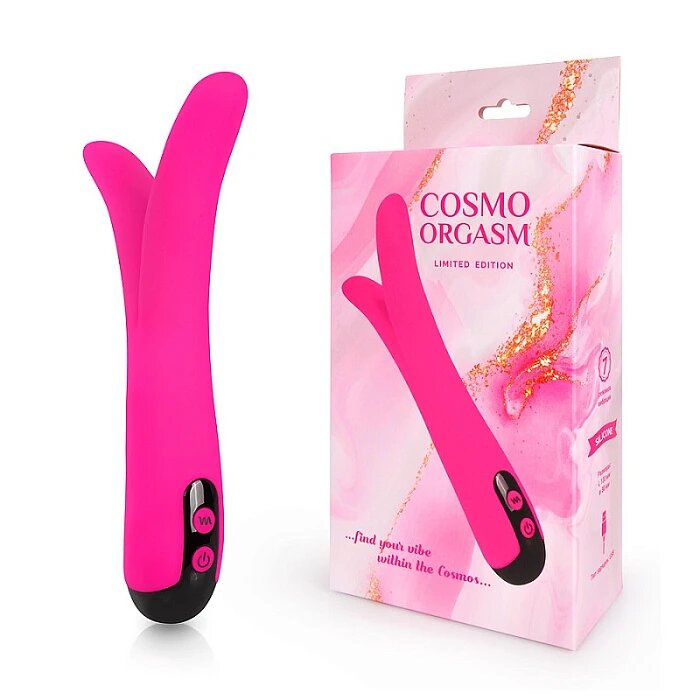 Вибромассажер Cosmo Orgasm, силикон, 7 режимов, гибкий, водонепроницаемый