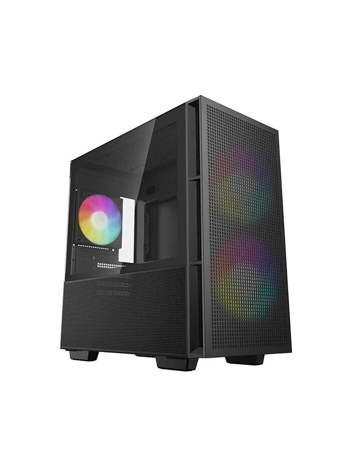 Корпус для ПК Deepcool CH360 черный, Mini Tower без блока питания