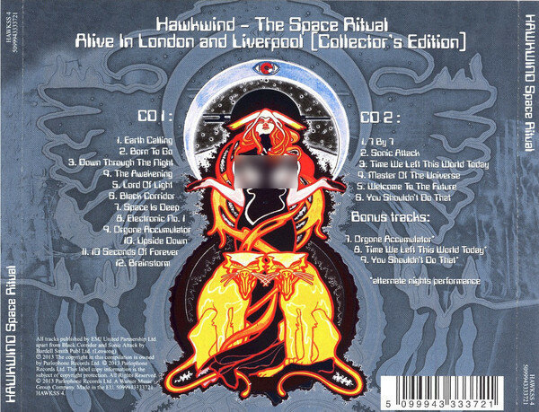 Hawkwind "CD Hawkwind Space Ritual" — фото 1