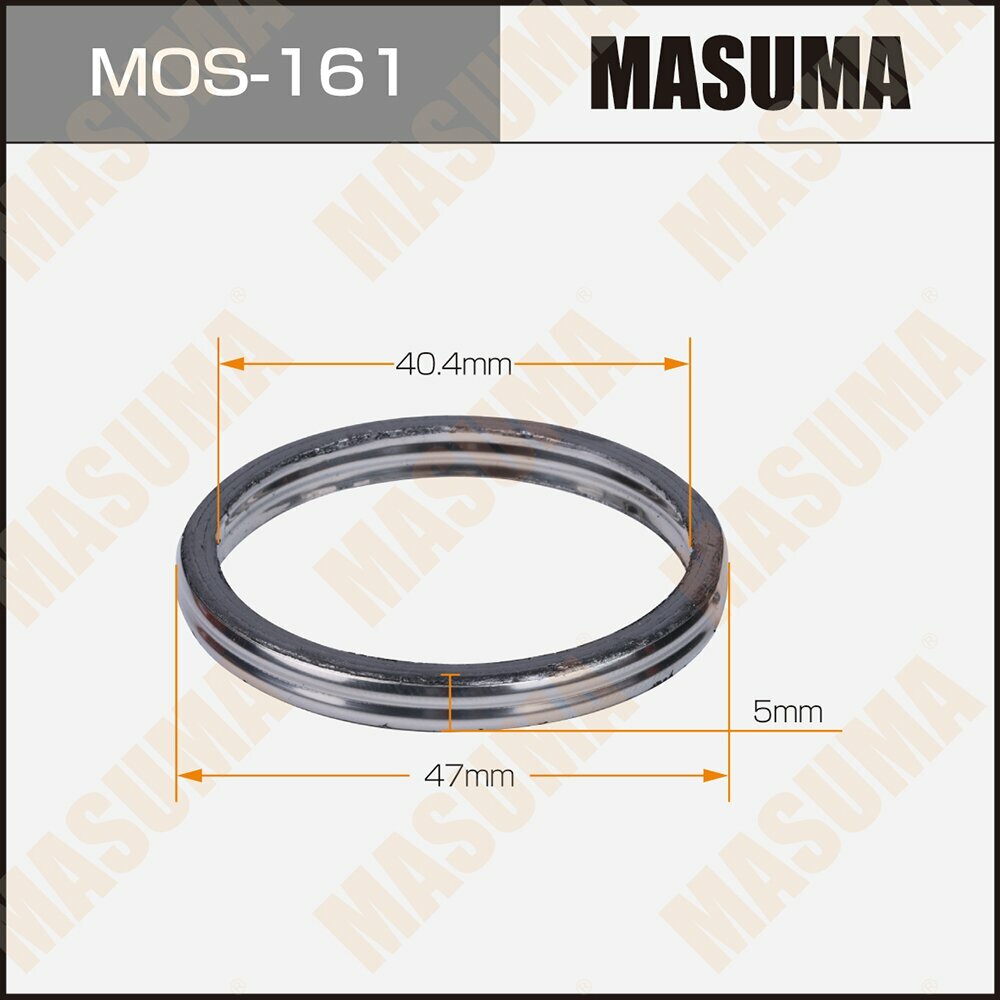 MOS-161_КОЛЬЦО глушителя уплотнительное! 40.4Х47 TOYOTA COROLLA/STARLET 1. Masuma mos161