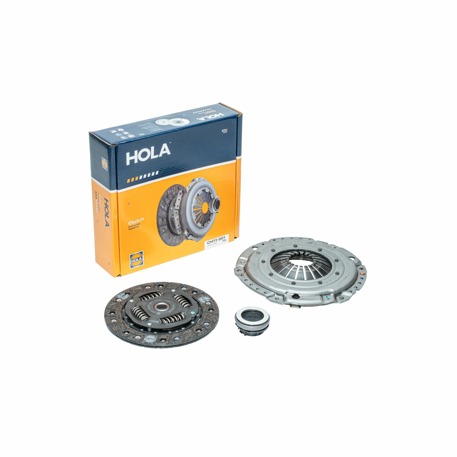 Сцепление в сборе серия DTC CHEVROLET Aveo T250, T255 , Rezzo, DAEWOO Nubira HOLA CH11-001