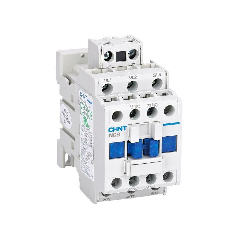Контактор NC8-09/W 3п 9А кат. 24-60В AC/DC 1НО+1НЗ (R) CHINT 572267