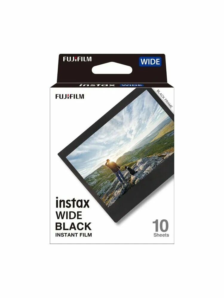 Фотопленка Instax WIDE Black Frame 1x10