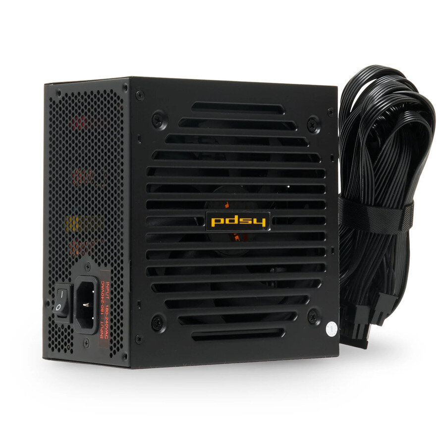 Блок питания 550W АТX HSPD HSI-550BS-BK 80+ Bronze ATX 2.31 Semi-modular 1x24(20+4)pin 550mm 1xCPU*2 8(4+4)pin 600+150mm 1xPCIe*2