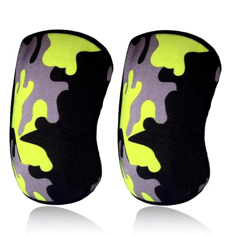 Наколенники спортивные неопреновые Green Camouflage