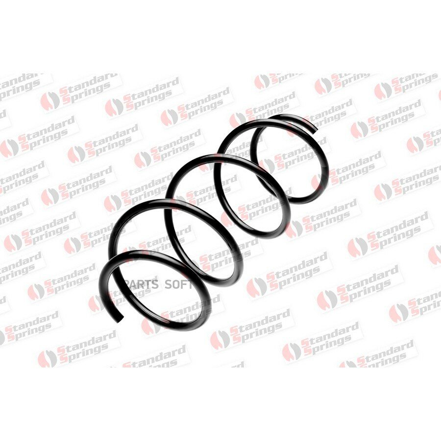 STANDARD SPRINGS ST127075F пружина передняя RENAULT CLIO 1 2 16V6/05-7/10 2шт
