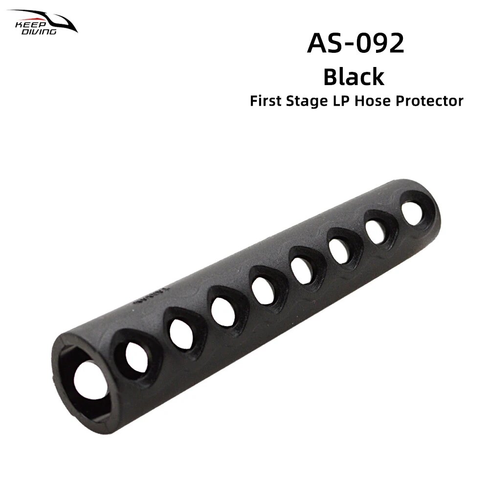 Защитный чехол для шланга регулятора KEEP DIVING AS-091/AS-092 Черный, 092 Black
