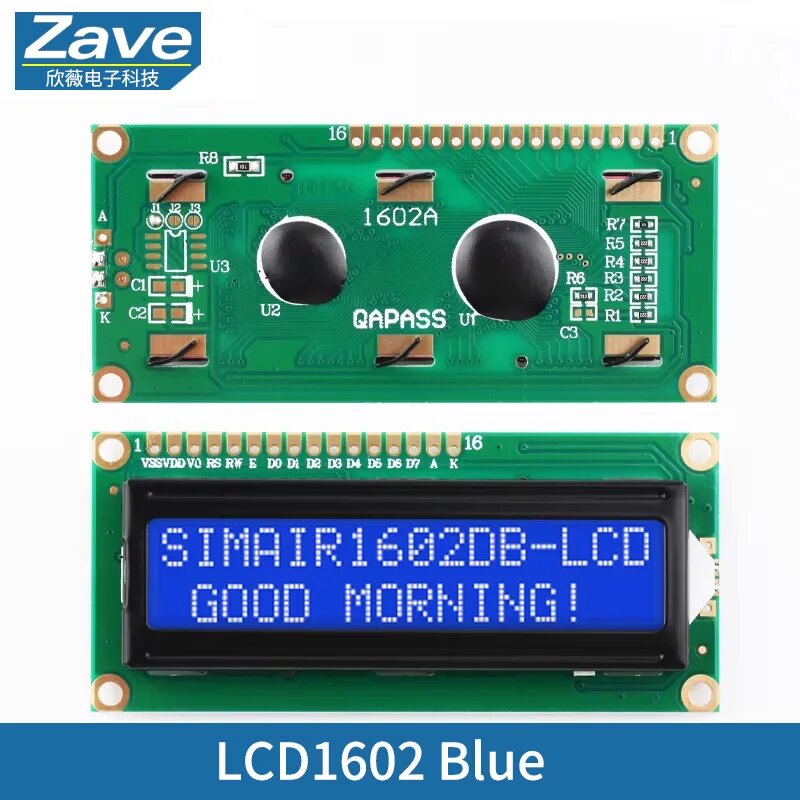 LCD1602 Blue 16x2 ЖК-модуль