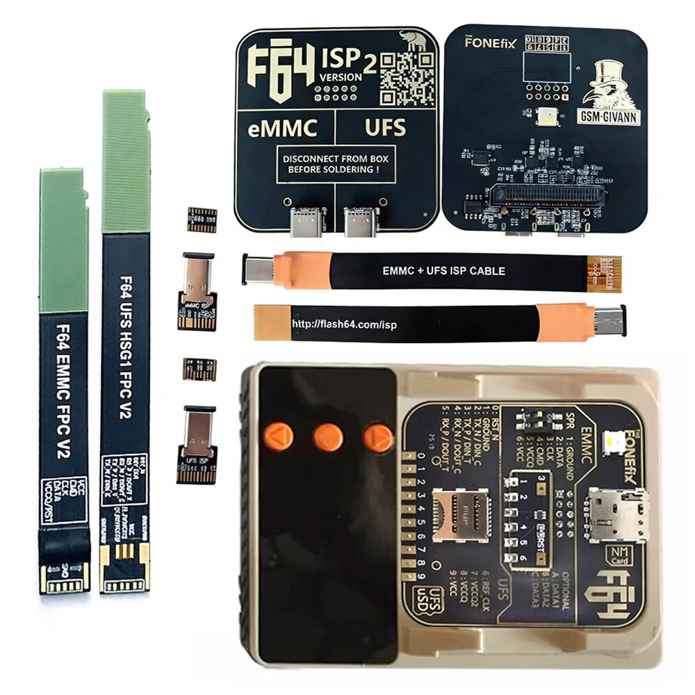 F64 UFS/EMMC ISP V2 Flash Tool — фото 1
