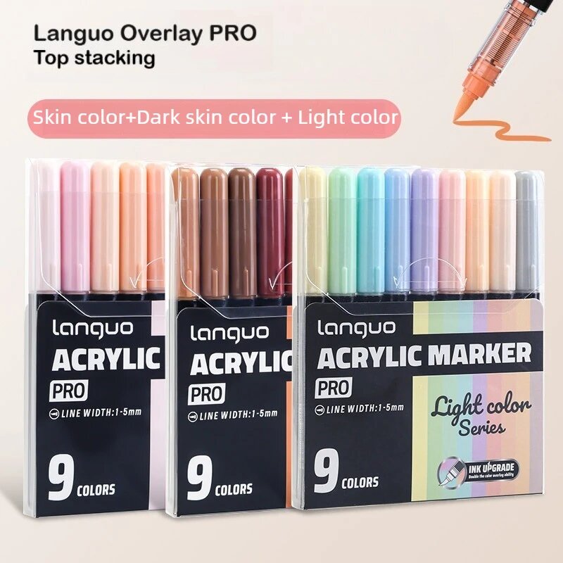Маркеры LANGUO Jumbo PRO 80 цветов 27 Colors Set