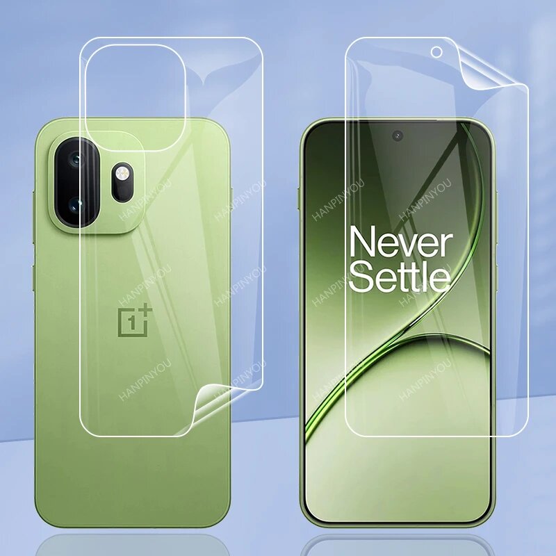 Для OnePlus 15T 5G: Прозрачная/Матовая гидрогелевая пленка из ТПУ с полным покрытием, Matte (Back)