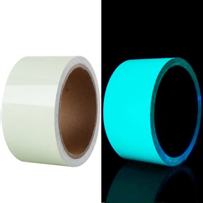 Светящаяся лента ПЭТ, 5x1м, Blue Green