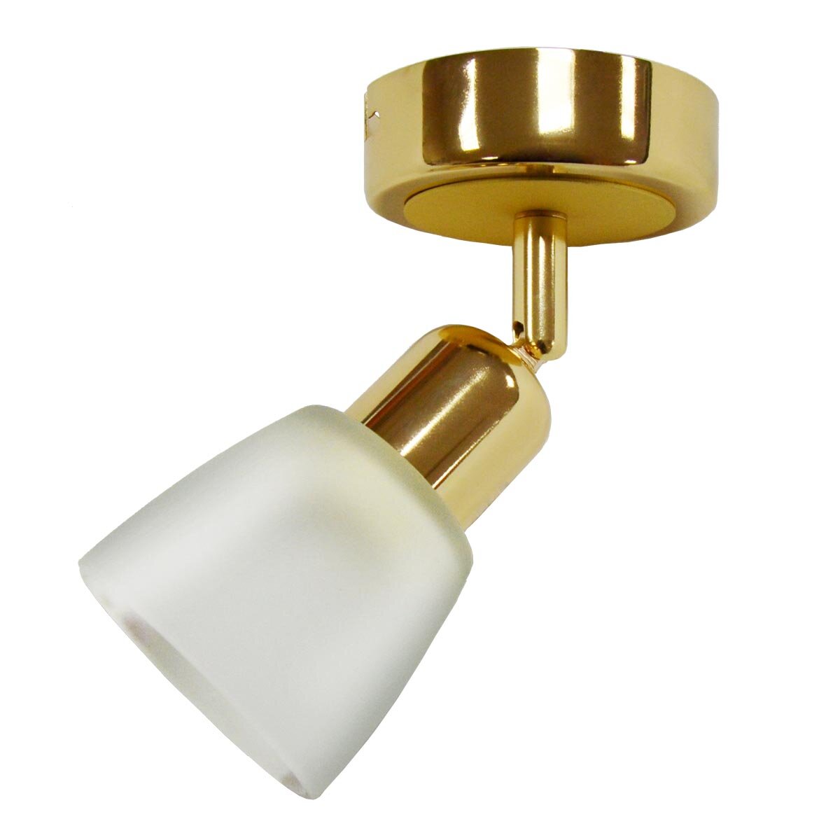 Светильник настенный, спот, 2018 - 1 FGD/WT E14 1х40W зол/бел VERNER LIGHTING