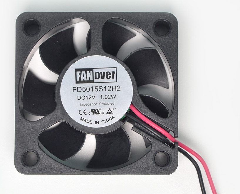Вентилятор 12В FD5015S12H2 DC (скольжения, размер 50Х50Х15) Fanover