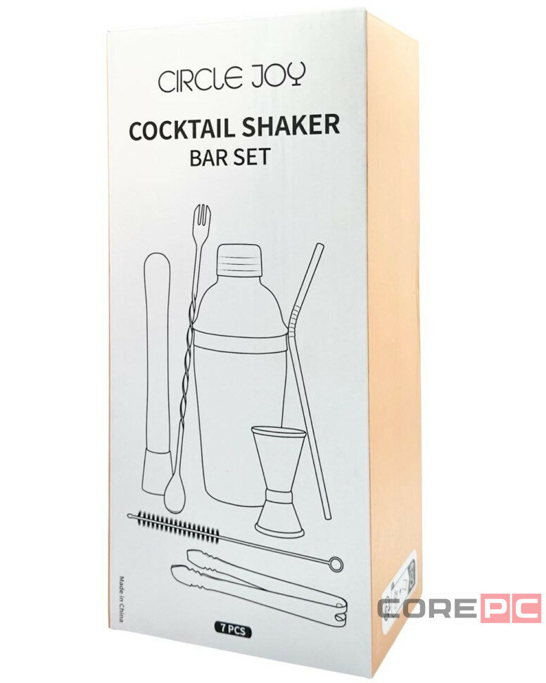 Коктейльный набор Xiaomi Circle Joy Coktail Shaker Bar Set 7 in 1 CJ-CSB01