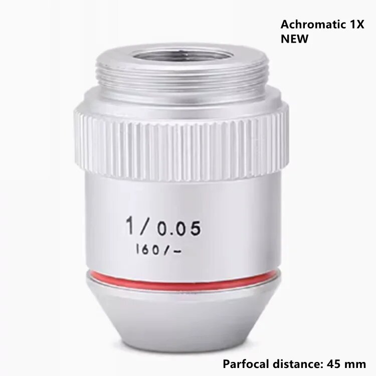 FUCHU Объективы для микроскопа 1X 2X ахроматические Achromatic 1X(NEW)