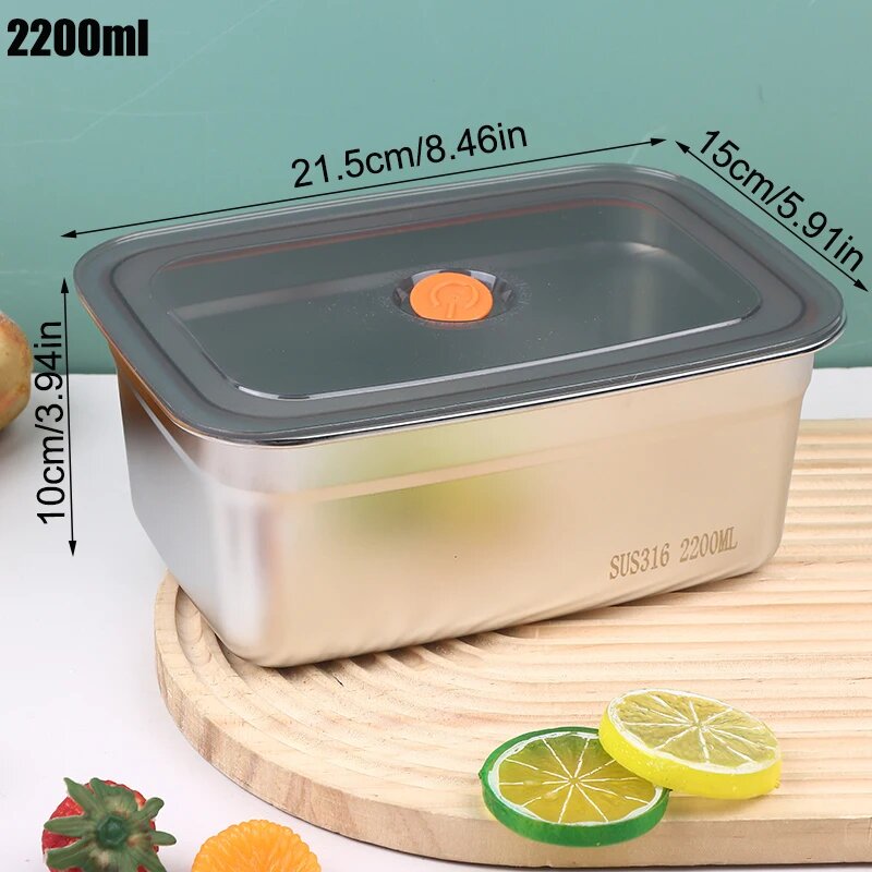 Ланч-бокс из нержавеющей стали 2200/2800 мл 2200ML