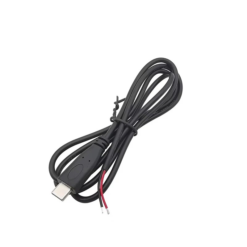 USB-C кабель питания ALLiSHOP 2/4 провода 0.3/1/2 м 1Pcs, 2Pin Male 1M