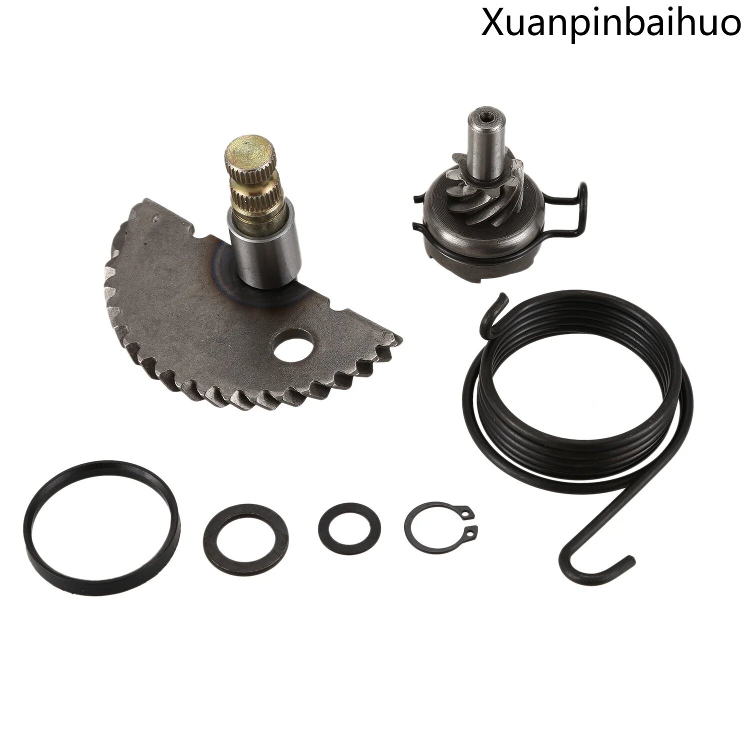 Комплект кикстартера для скутера 50cc 139QMB 1P39QMB вал пружина шайба GY6