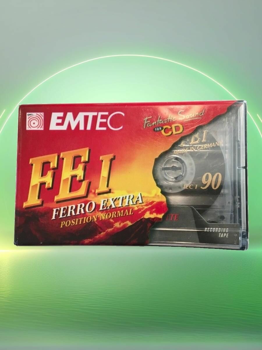 Аудиокассета EMTEC FE I 90 Normal 1995 - 1996 г. (1 шт)