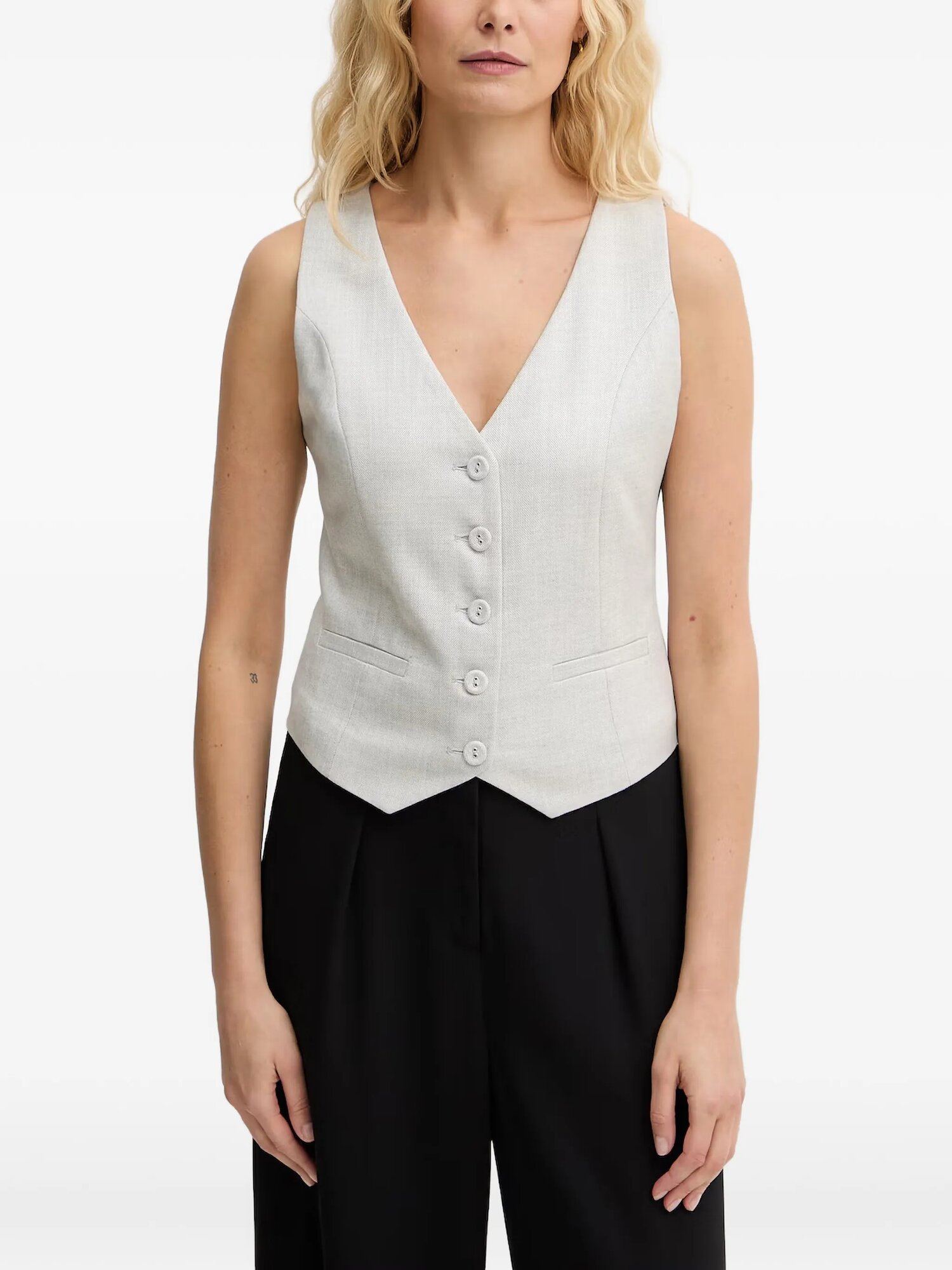 Пальто V-neck waistcoat
