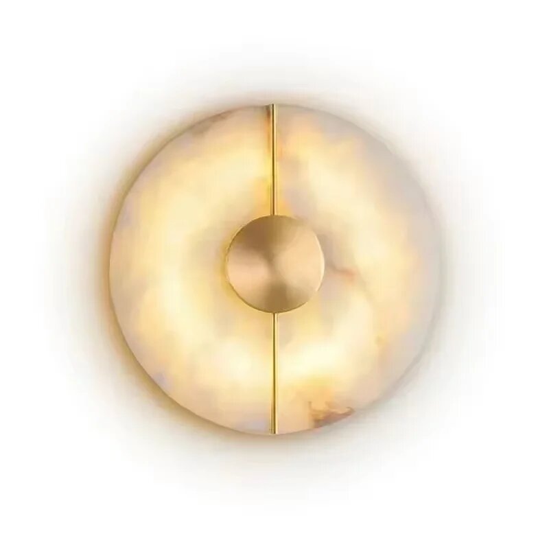 Настенный светильник из мрамора YQCHEZI 90-260 В Cool White(5500-7000K), Gold 20cm