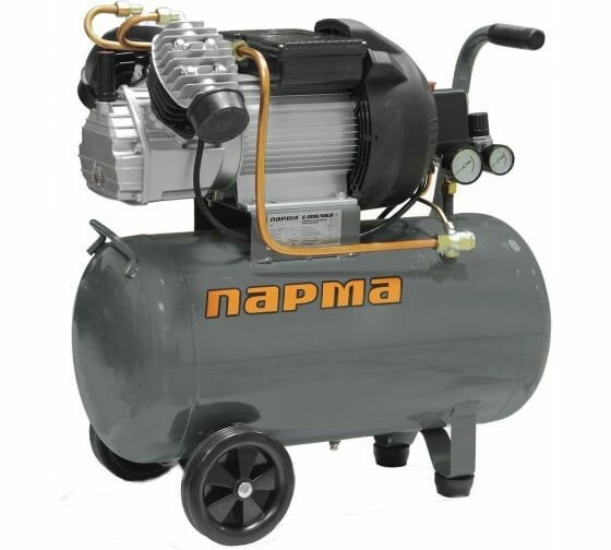 Компрессор парма прямой K-2200/50КМ (356л/мин,50л,220В/2200Вт,2цил,8бар) 38кг