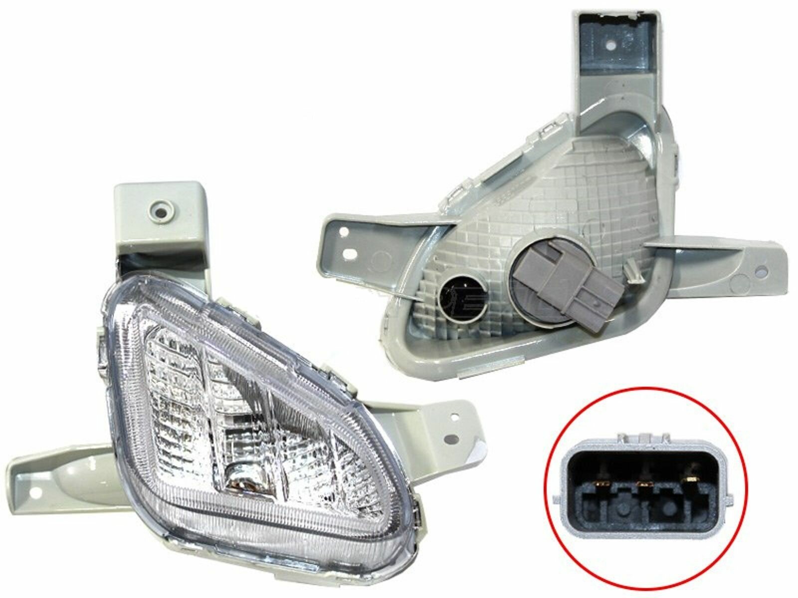 Фара противотуманная (Слева) Hyundai Sonata 17-19
