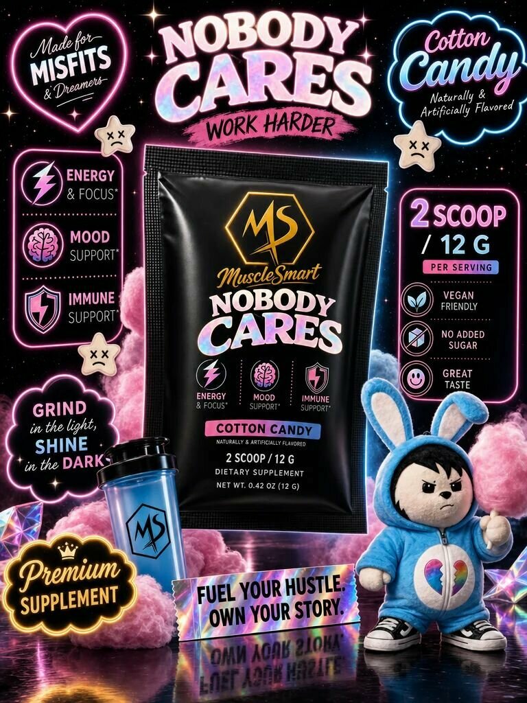 Предтреник Afterdark Nobody Cares (MuscleSmart) 2 порции
