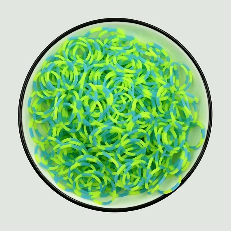 Набор для плетения браслетов JSXuan loom rubber bands Зеленый, 600 pcs2