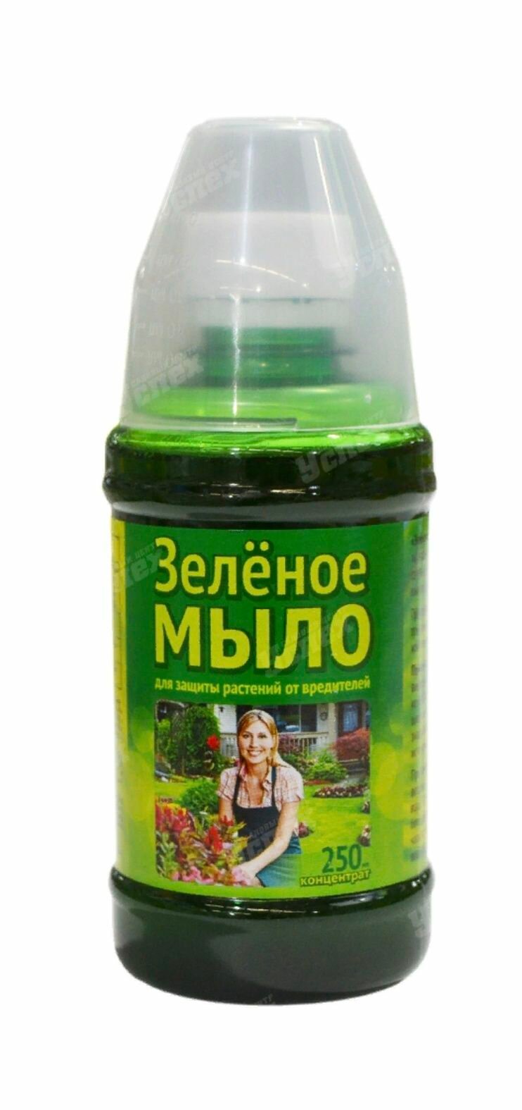 Мыло зеленое ( 250мл)универсальное жидкое средство для защиты растений от и вредителей