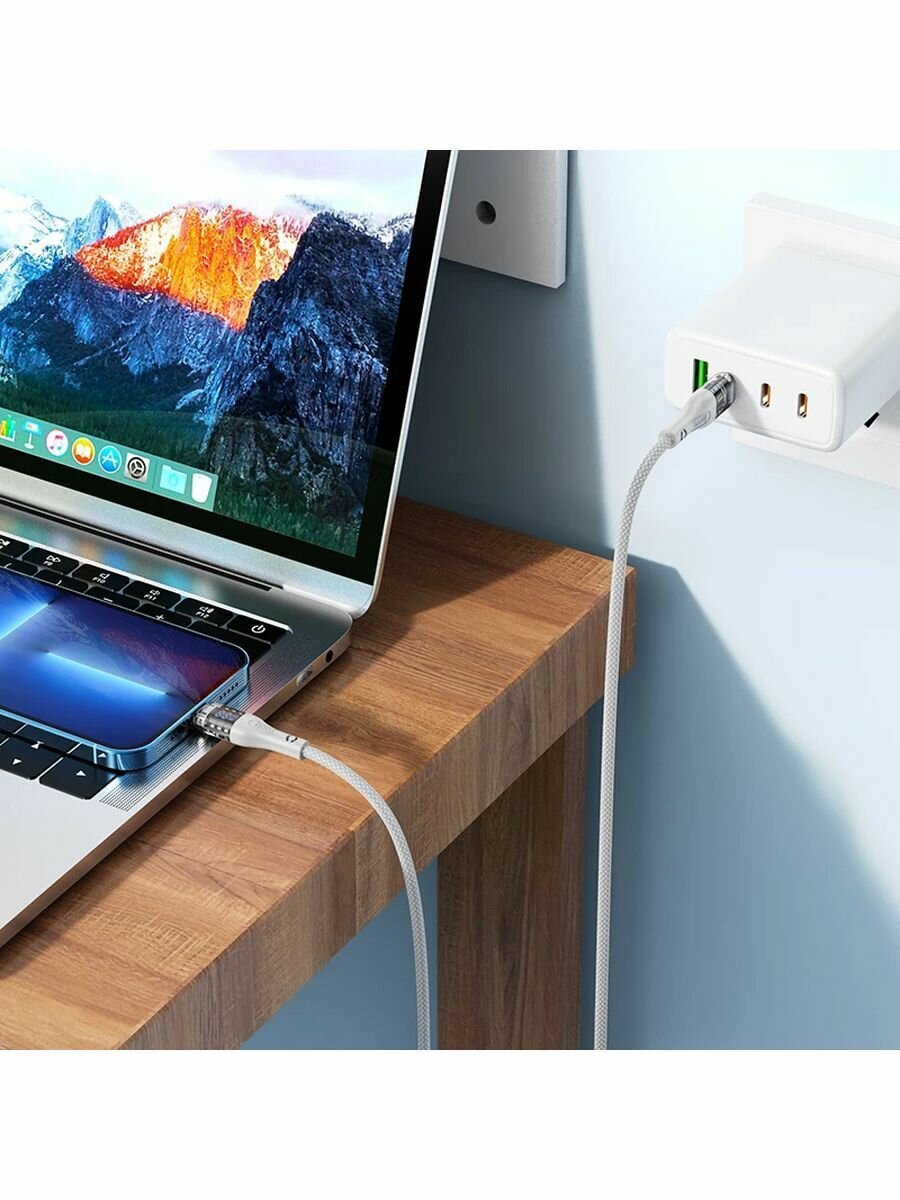 Кабель HOCO U115 для Lightning 20W — фото 1