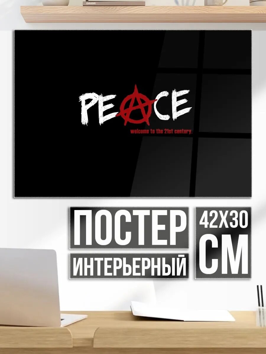 Плакат постер Мир анархии