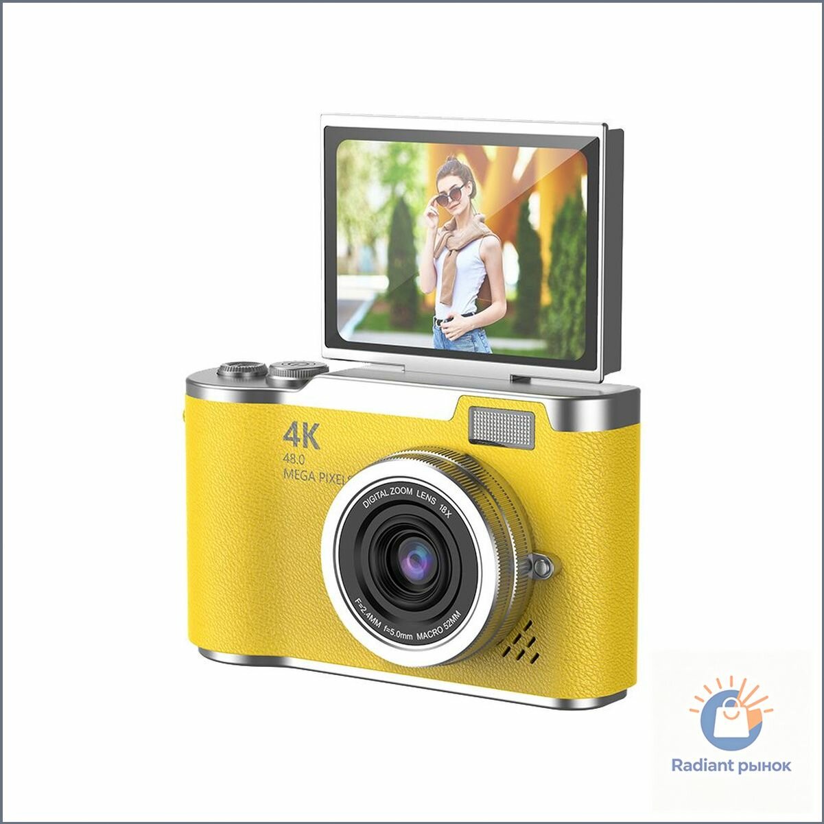 4K цифровая камера 48 МП, CCD, портативная, 8 зум, видео, подарок для подростков