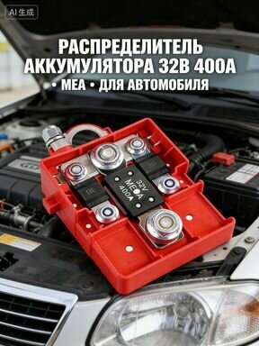 Рено Меган 2 Блок предохранителей аккумулятора (клемма аккумулятора) 8200381280 8200381281