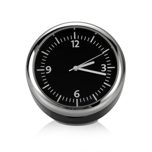 Автомобильные часы Clock, круглый циферблат