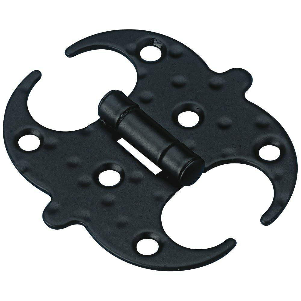 Накладная петля Amig черная 553-75х75х1,5