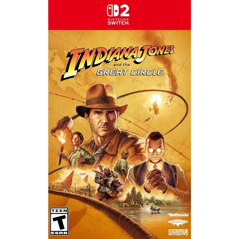 Игра Indiana Jones and the Great Circle (Nintendo Switch 2, русская версия) MachineGames Blu-ray диск 16+