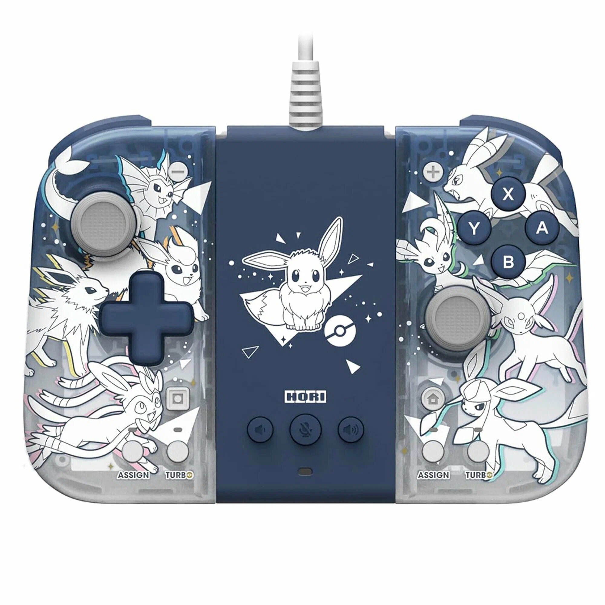 Контроллеры Hori Split Pad Pro Attachment (Eevee Evolutions) для Nintendo Switch (NSW-453U)