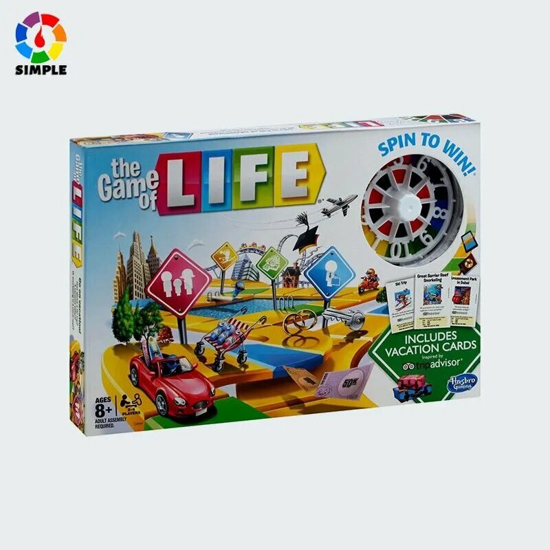 The Game of Life Game Карточная игра Настольная игра