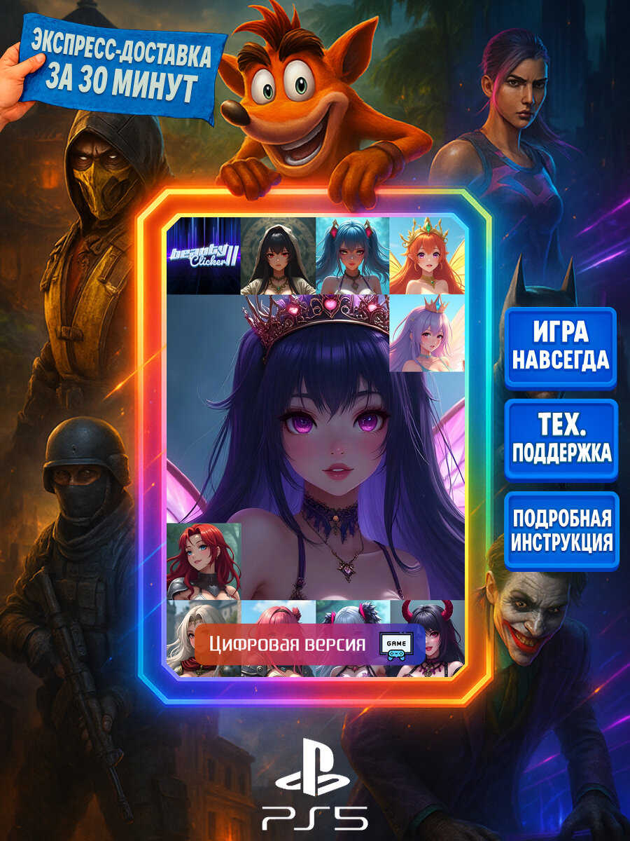 Beauty Clicker 2 Avatar Bndl. PS5 | Моментальная доставка | Английский язык | Музыка и ритм