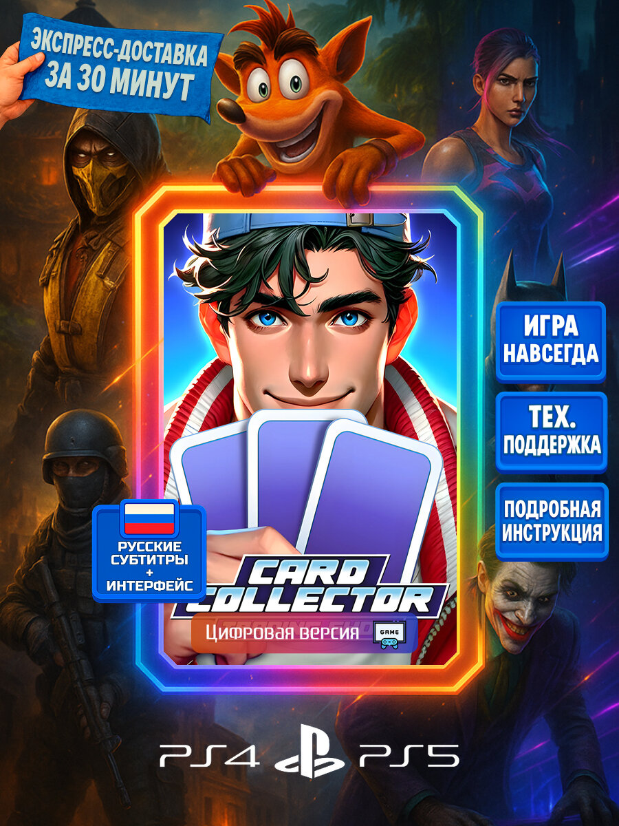Card Collector Trading Shop PS4/PS5 | Моментальная доставка | Русские субтитры и интерфейс | Симуляторы