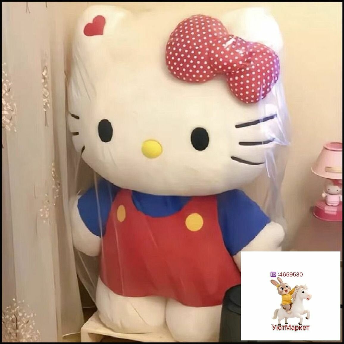 Милая плюшевая игрушка КТ с бантиком, подушка Хеллоу Китти.