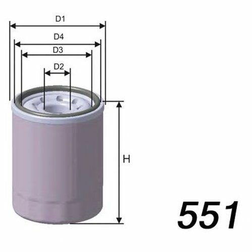 Фильтр масляный Misfat Z651