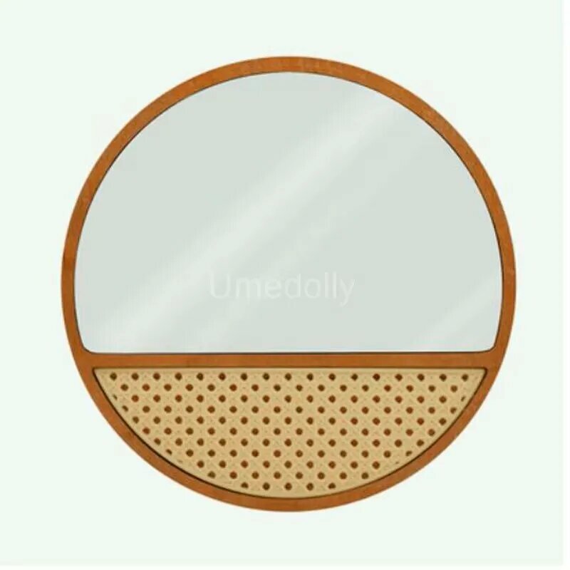 Зеркало для кукольного домика Umedolly 1/6 Коричневый, COLOR A