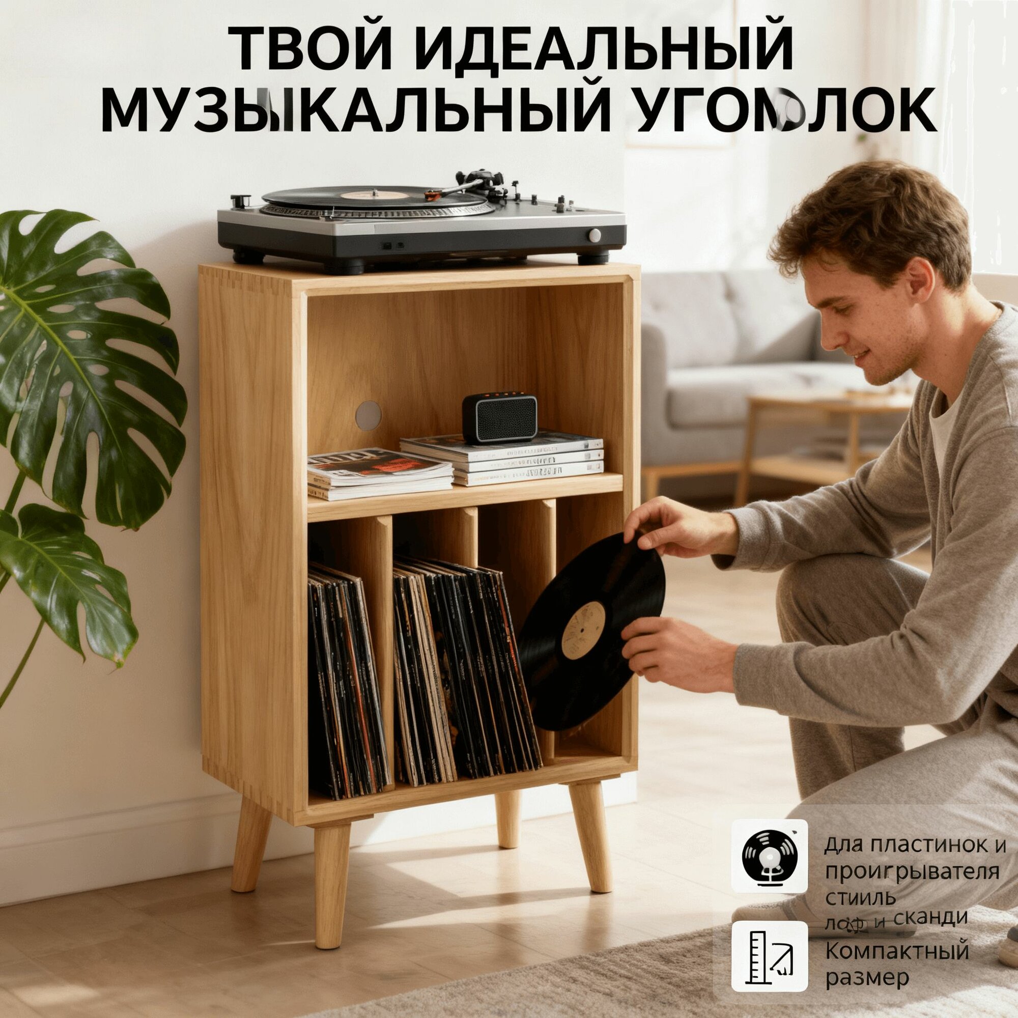 Полка Настенная Прямая, 40х50х81 см, 1 шт.